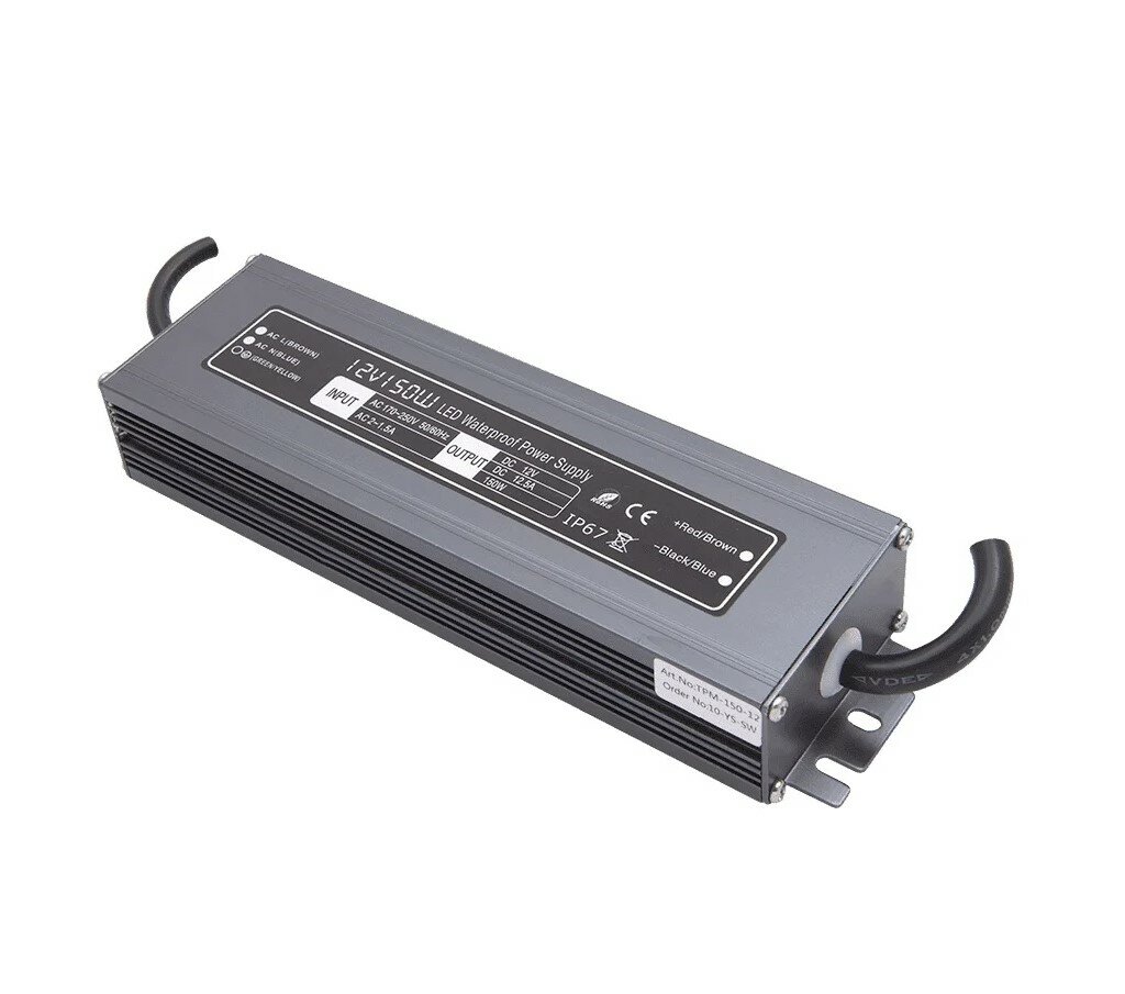Влагозащитный блок питания SWG MINI Al TPW, 150W, 12V, MTPW-150-12 00-00001275 001275