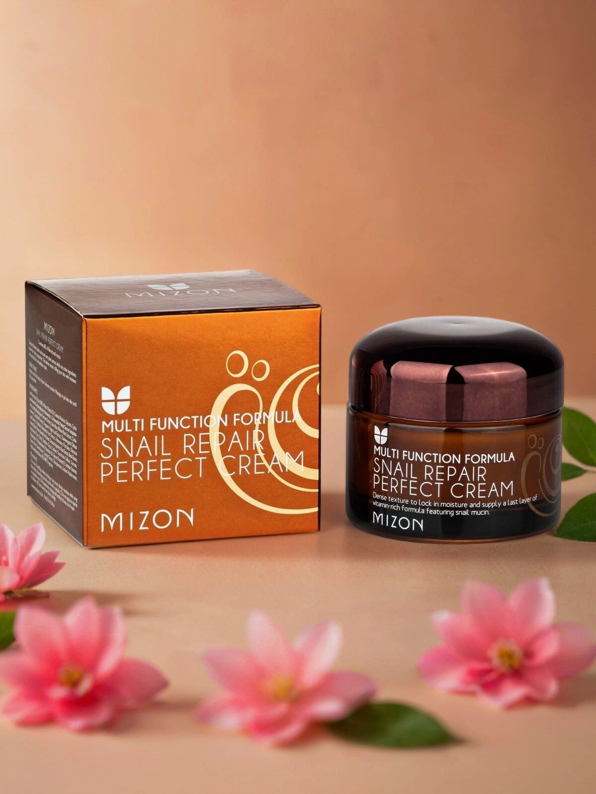MIZON Крем для лица с муцином улитки Snail Repair Perfect Cream 50мл