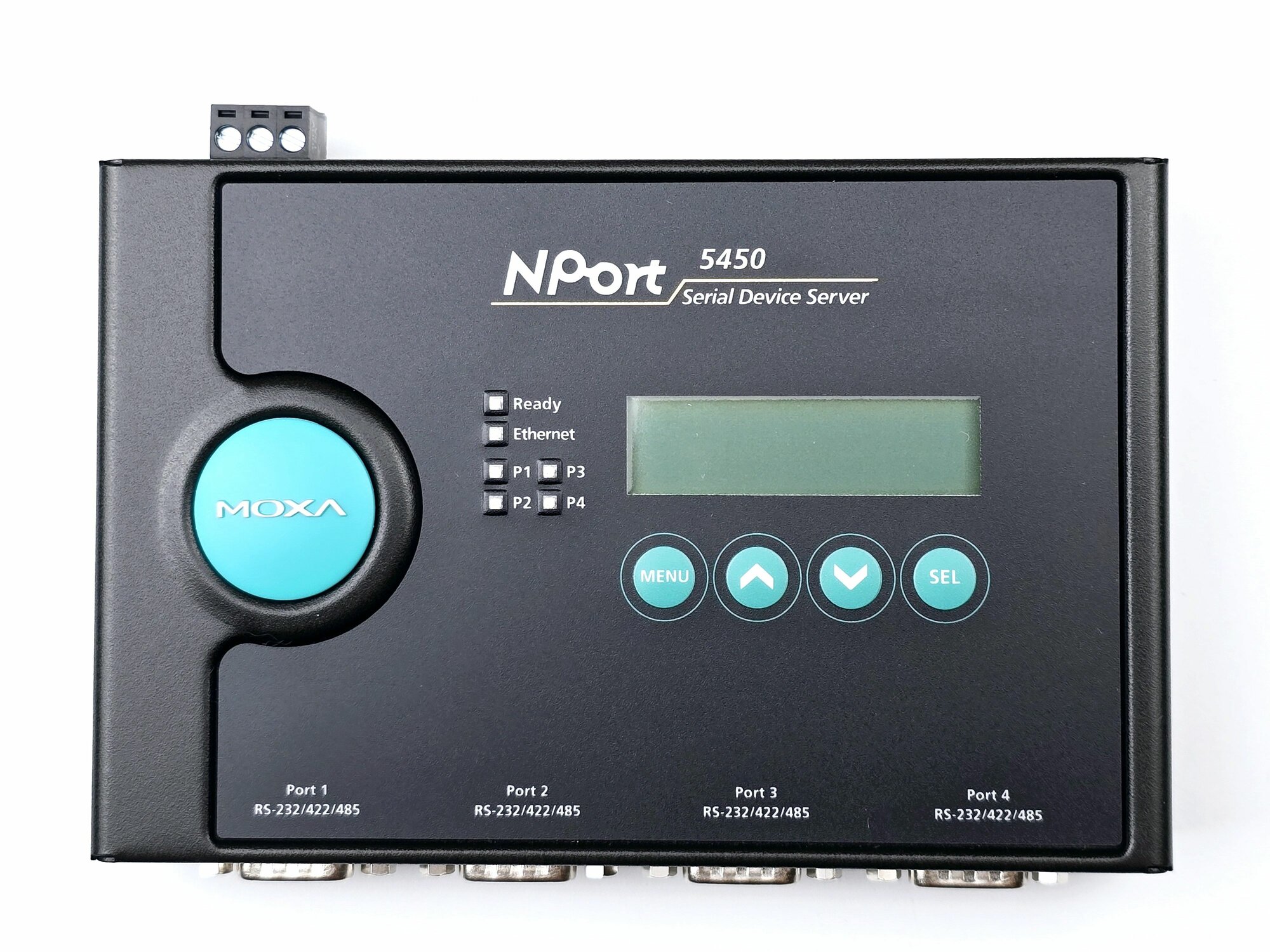 NPort 5450 4-портовый асинхронный сервер RS-232/422/485 в Ethernet MOXA
