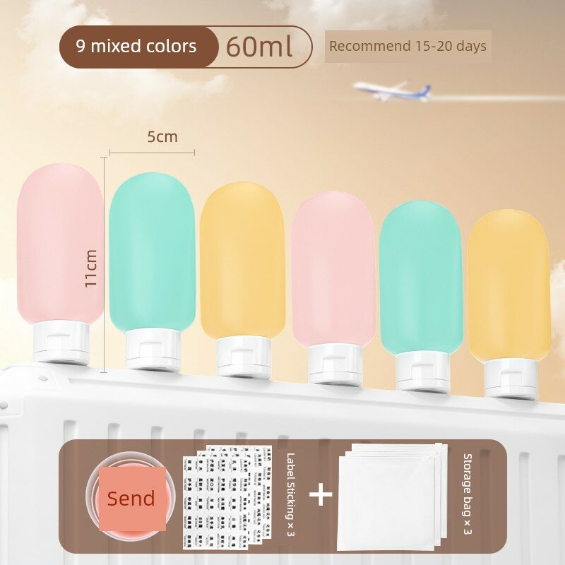 Дорожные многоразовые флаконы, товары для путешествий, гель для душа, шампунь, набор туалетных принадлежностей,