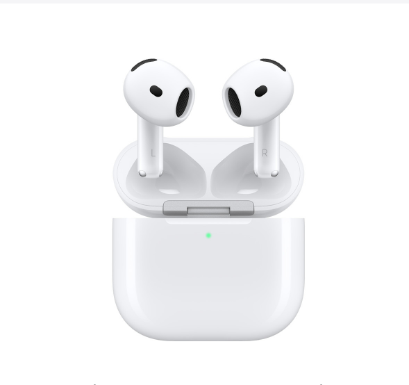 Беспроводные наушники Apple AirPods 4 Шумоподавление белый | H2 чип,30 часов автономной работы