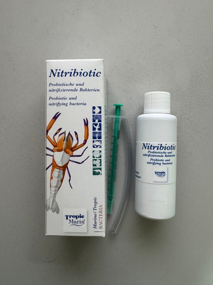 Бактерии TROPIC MARIN NITRIBIOTIC пробиотические и Нитрифицирующие , для аквариумов 50 мл