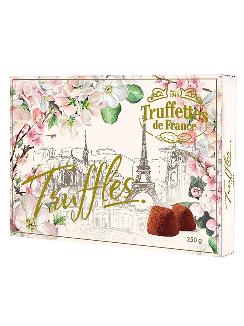 Шоколадные конфеты Chocmod Трюфели классические Truffes Fantaisie Fancy Яблоневый цвет, 250г