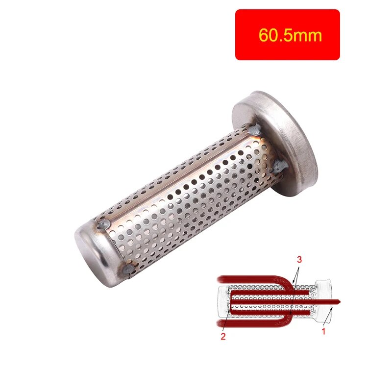 Универсальный мотоциклетный глушитель S1000RR CB650R Z900 MT 07, шумоподавляющий глушитель C-60.5mm