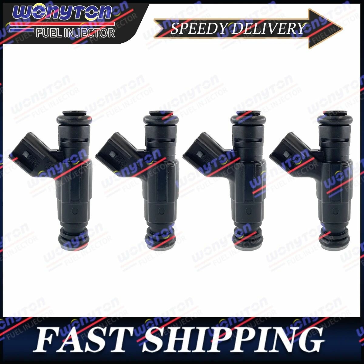 Топливные форсунки FJ605, 4 шт, 53013490AA для Jeep Liberty Wrangler TJ 2.4L L4