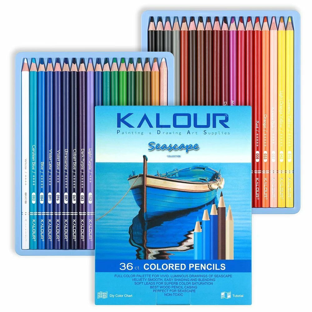 Kalour PDAS набор цветных карандашей 36 шт. Oceanic 36pcs Set