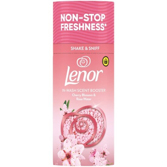 Кондиционер-ароматизатор для белья Lenor Cherry Blossom and Rose Water, в гранулах, парфюмированный, 155 г