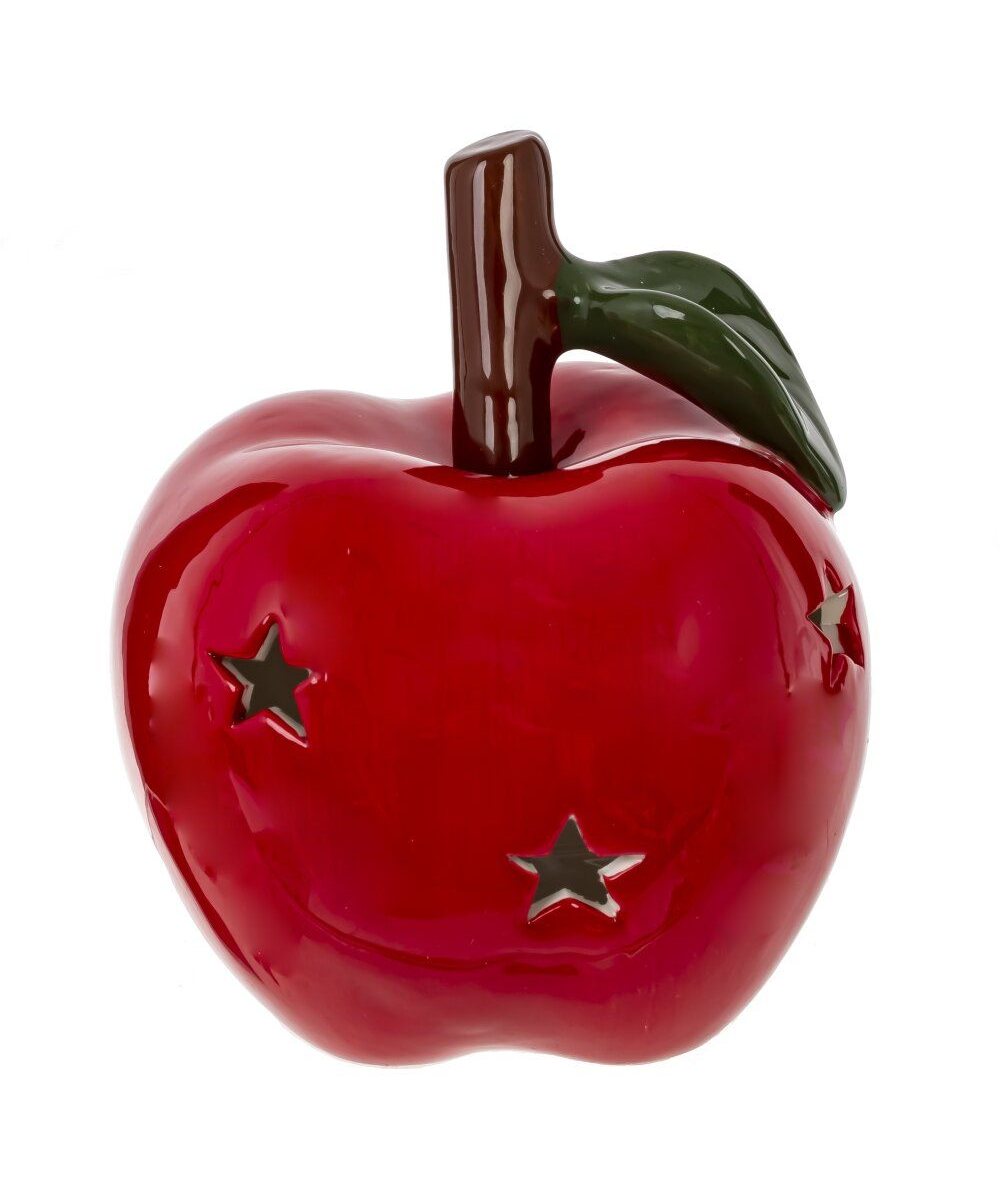 Фигурка декоративная с подсветкой "Яблоко" (LR44х2), L9, L9 W9,5 H11 см