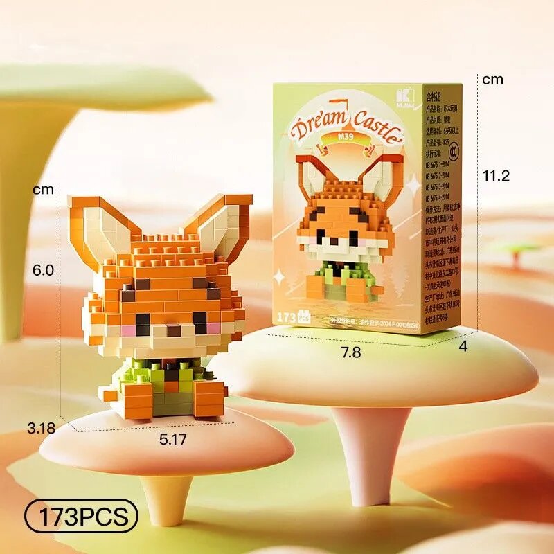 Маленькие строительные блоки, детские развивающие игрушки , Fox-Nick