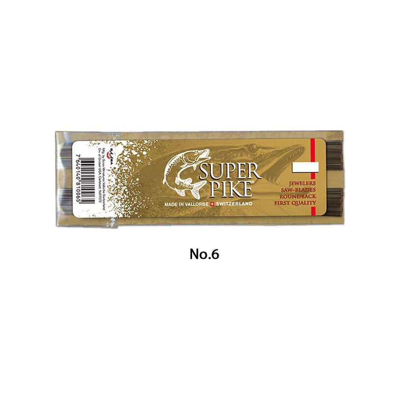 Пилы ювелирные Super Pike 6, 144 шт, Швейцария для ювелиров и мастеров