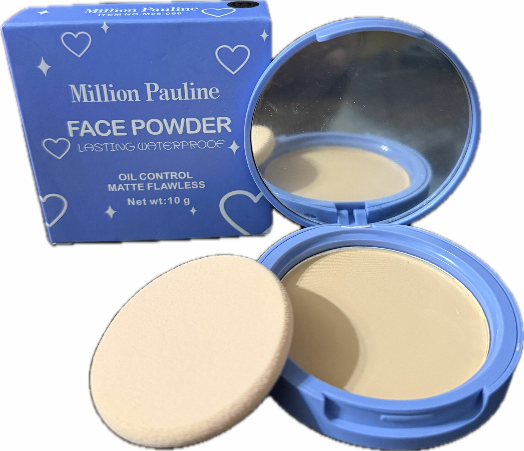 Пудра для лица увлажняющая, Face Powder Lasting WATERPROOF, Тон 03, 10 гр