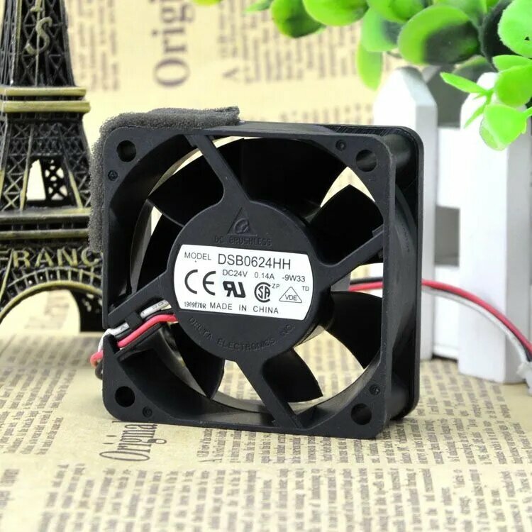 5pcs * Новый оригинал DSB0624HH 24V 0.14A 6025 60x60x25mm вентилятор Радиатор