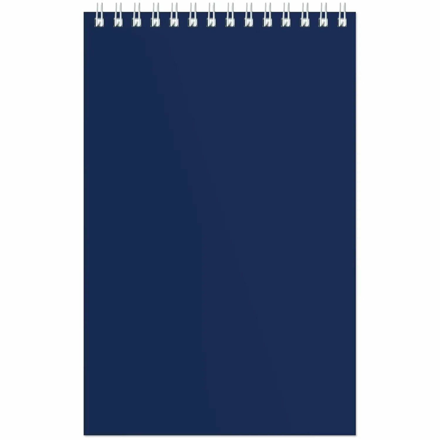 Блокнот на спирали А5 60л. синий картон д/лог. клет.32