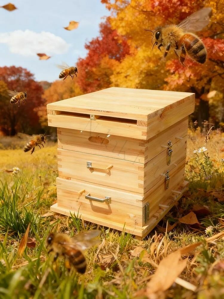 Улей для пчел деревянный, улей для пчел рамочный - рамок неокрашенный-1шт