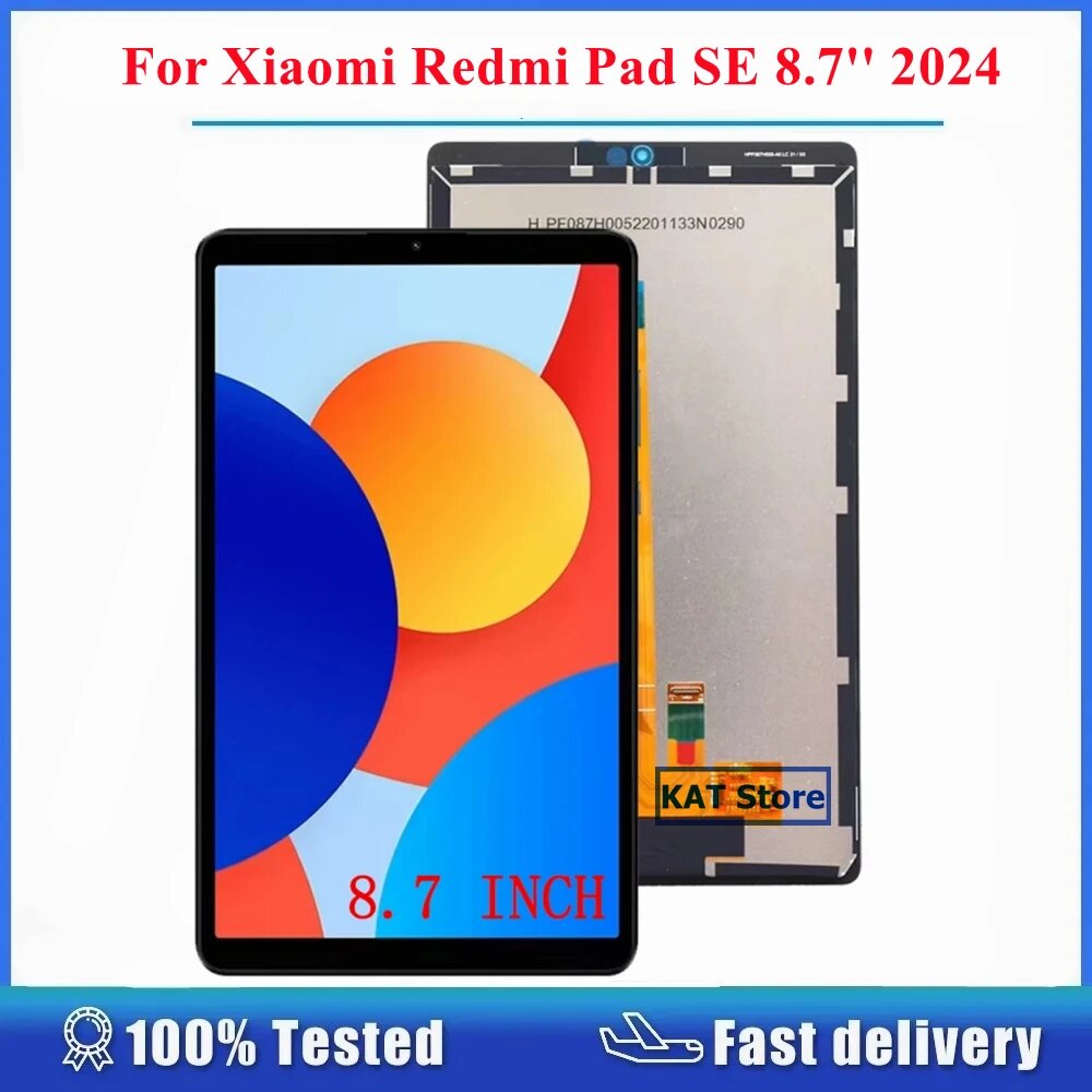 Планшетный ЖК-дисплей ERIKOLE для Xiaomi Redmi Pad SE 8,7 дюйма