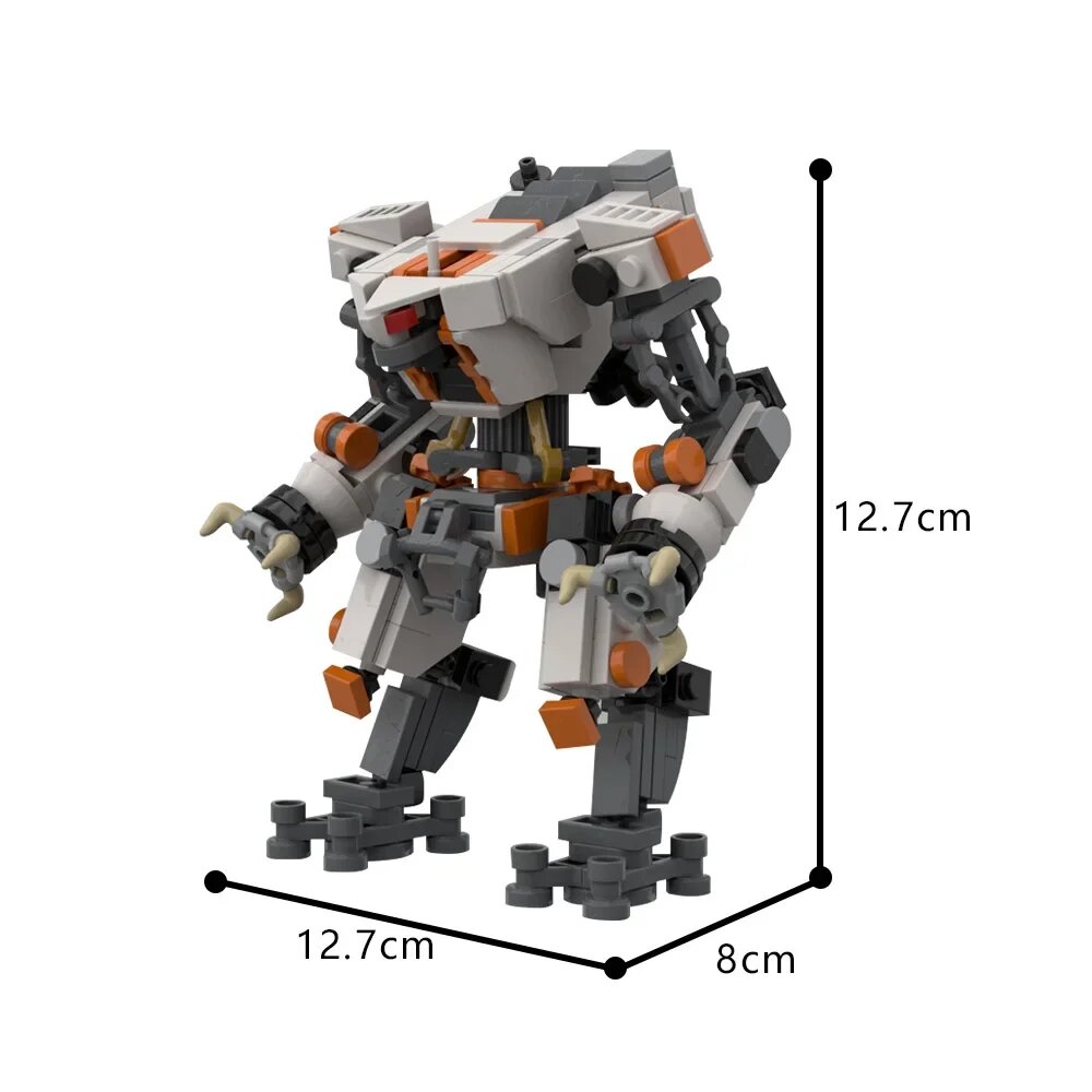 Конструктор Gobricks Titanfall, Серый, A1720-288 Pcs