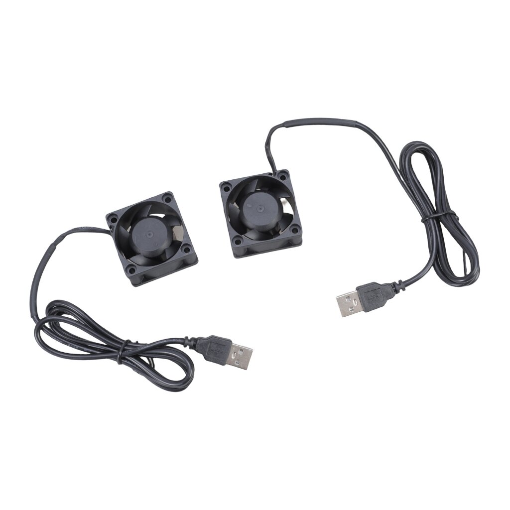Охлаждающий вентилятор с питанием от USB 40 мм 5 В для стойки маршрутизаторов, звукового и видео сетевого шкафа