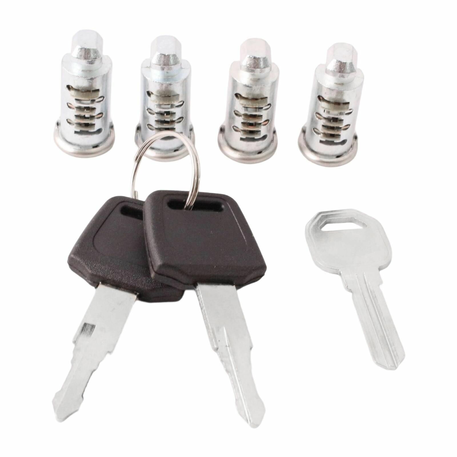 Замки для багажника на крышу, комплект из 4 шт. с ключами, цинковый сплав, для багажа, лыж, каяков, тип А, прочная защита