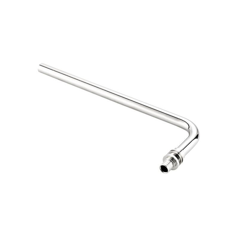 Трубка приборная Г-образная аксиальная латунь 16х250 хром, RTP 29383 (1 шт.)