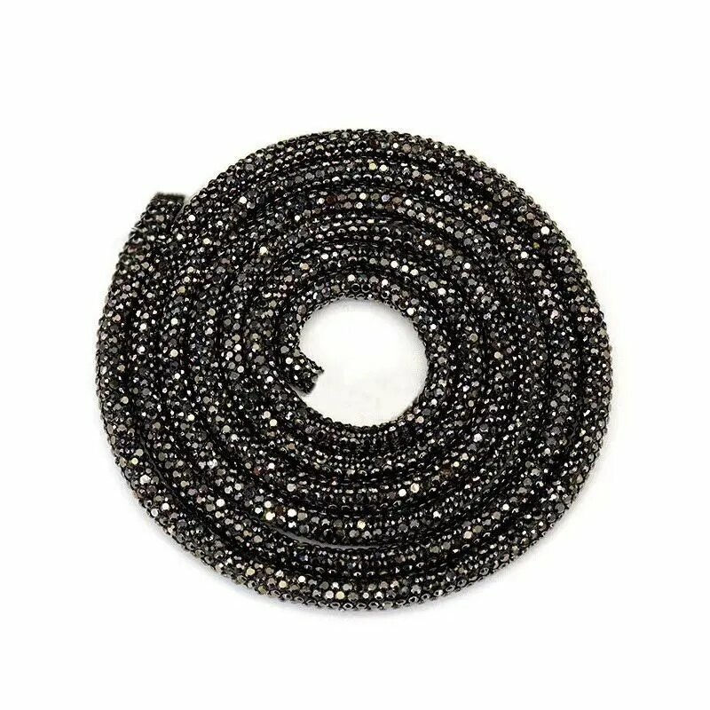 Веревка со стразами с хлопковым сердечником