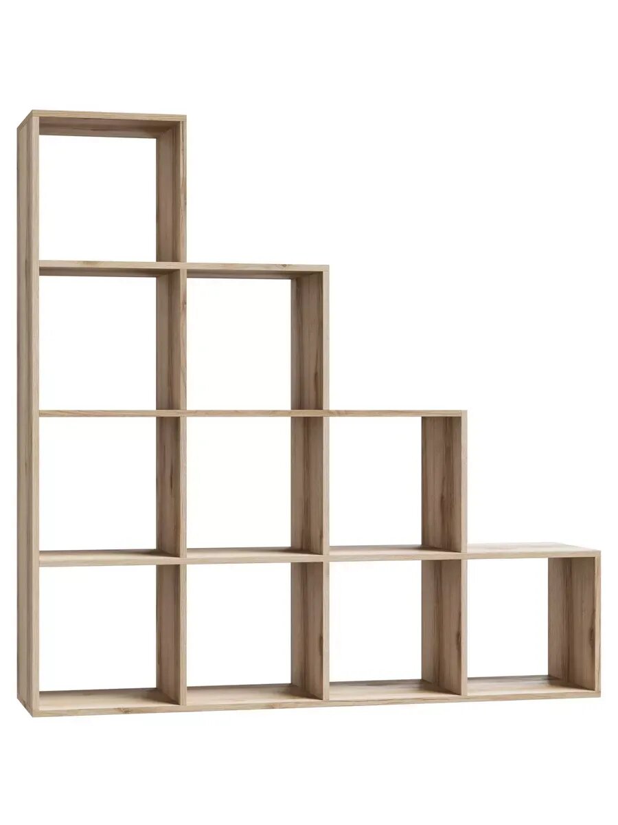 Стеллаж KVADRO NOVO деревянный напольный для игрушек книг, от производителя