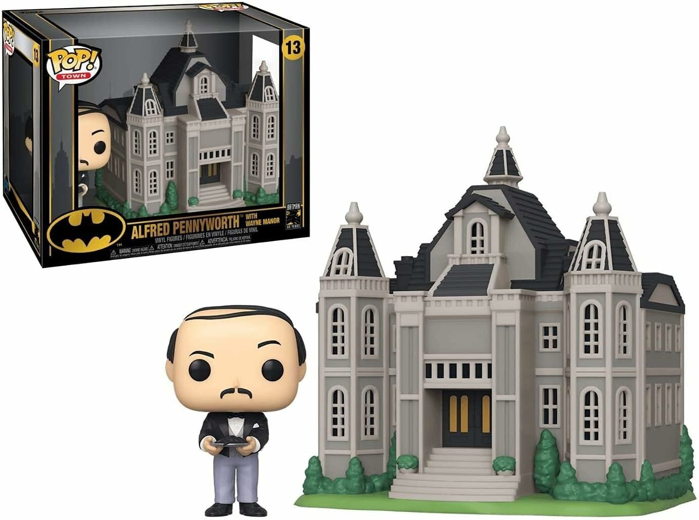 Фигурки Funko Pop Town - Коллекционная фигурка DC Comics Особняк Уэйна с Альфредом - Фанко 13
