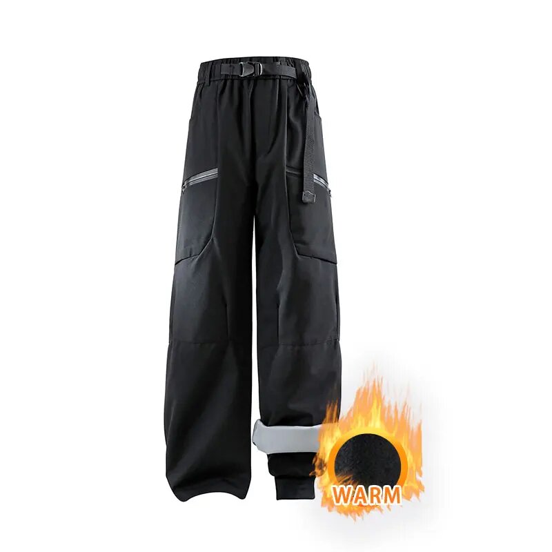 Женские зимние флисовые брюки 3 в 1 Columbia Черный, M(52 kg-62 kg), Black