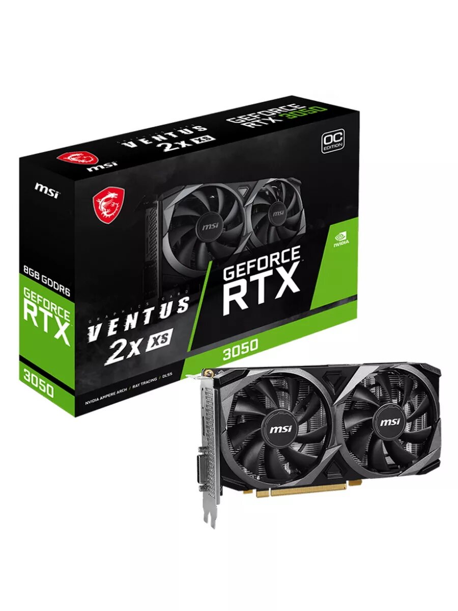 Видеокарта 8GB RTX3050 VENTUS 2X XS OC