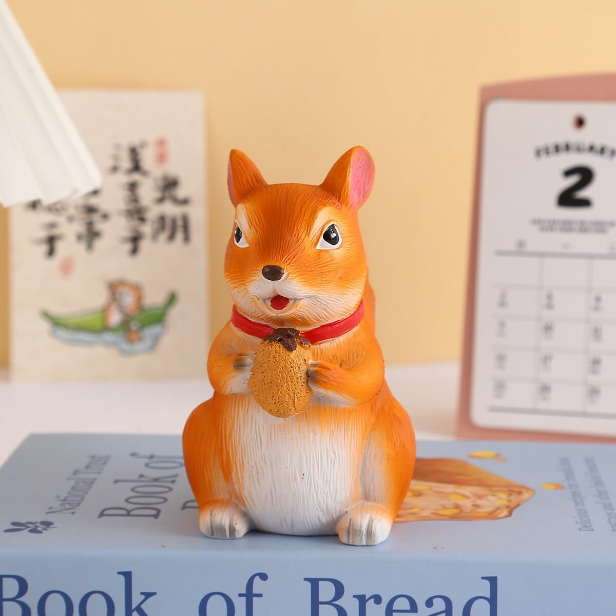 Фигурки лисы и белки для дома, декоративные статуэтки животных