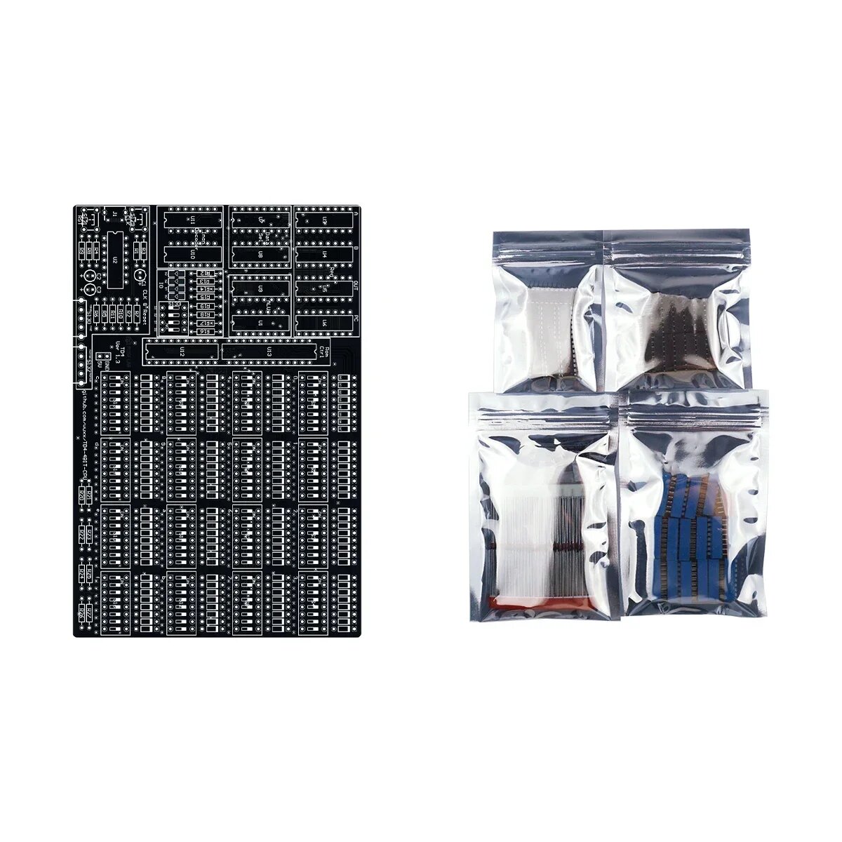 Набор для сборки процессора MiiBestOD CPU DIY Kit TD4, Цвет: PCB and Components