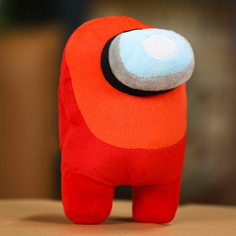 Плюшевая игрушка "Among Us", 20см, мягкий плюш, красная, среди нас