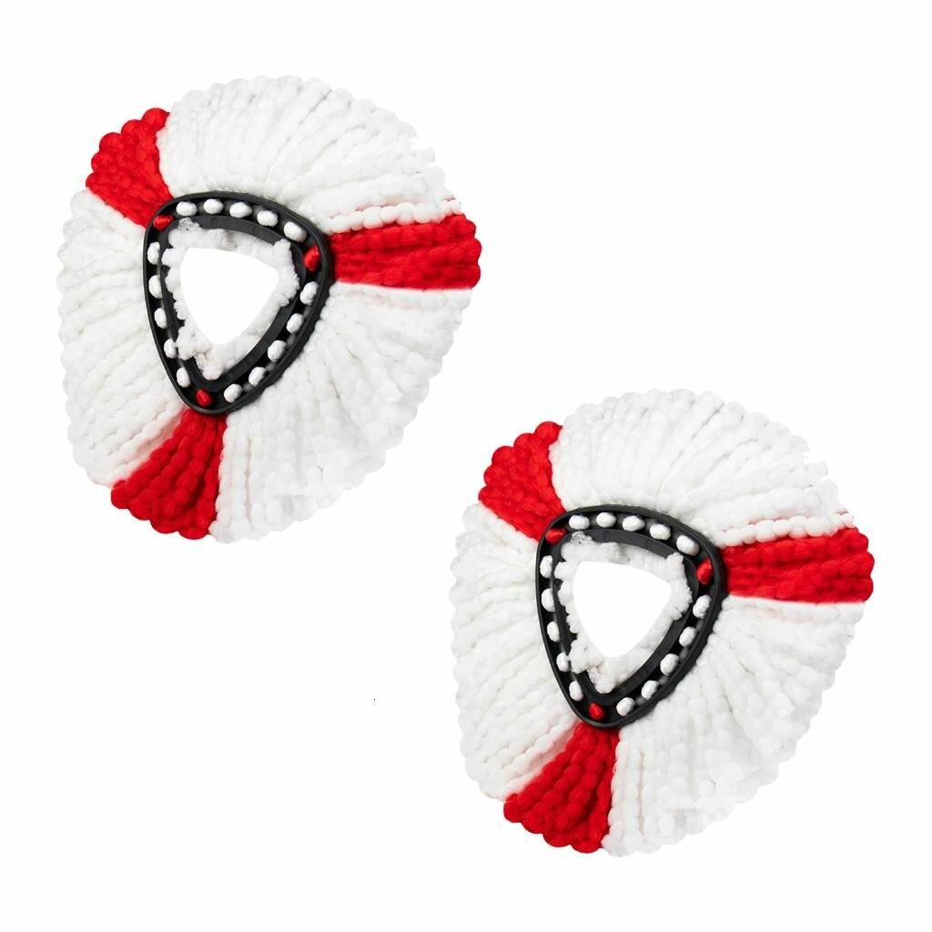 Сменные насадки для швабры с щеткой (2 шт.), Треугольная швабра