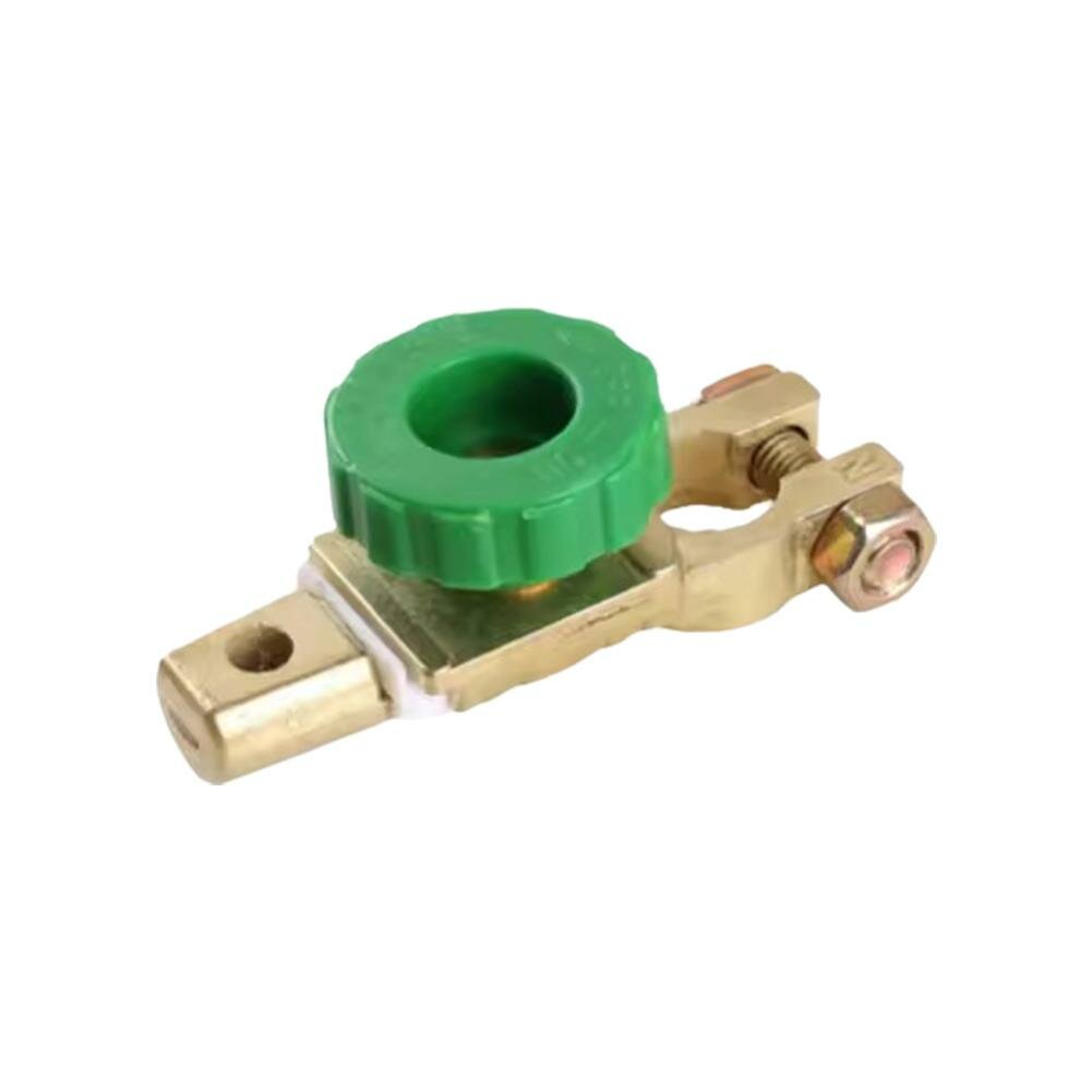 Выключатель массы АКБ. Автомобильная батарея отрицательный выключатель 12v автомобильный ручной чистая медь, 1 шт.