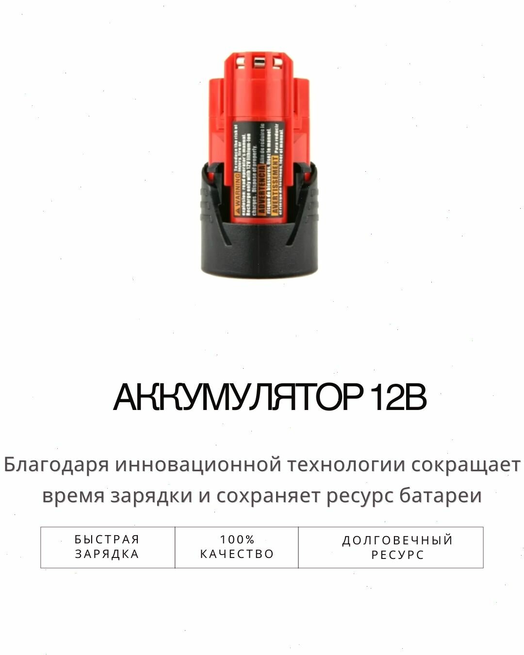 Аккумулятор для Milwaukee M12GG