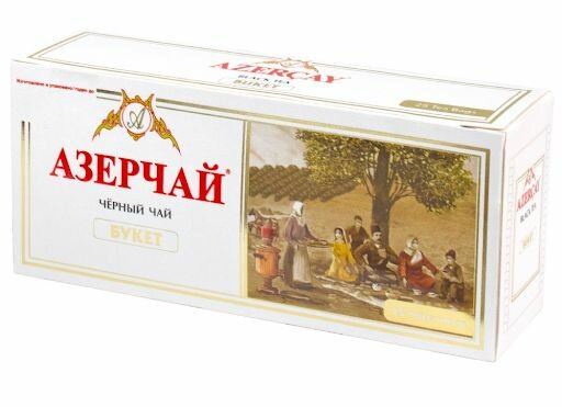 Чай черный азерчай Байховый букет, 25пак