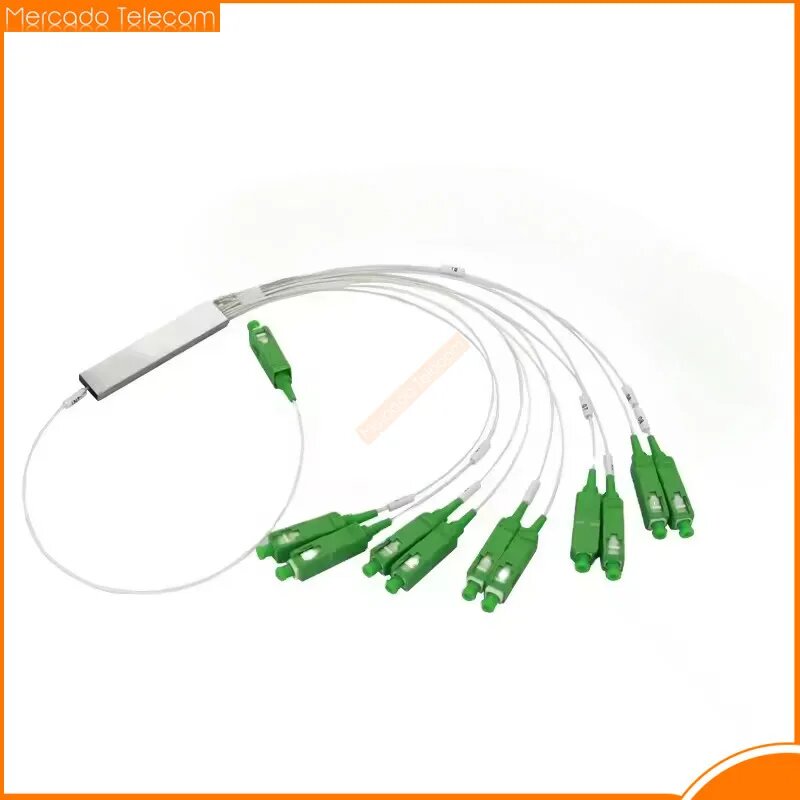 5 шт./лот 1X10 PLC SC/APC SM 0,9 мм 1 м FTTH оптоволоконный разветвитель SC APC