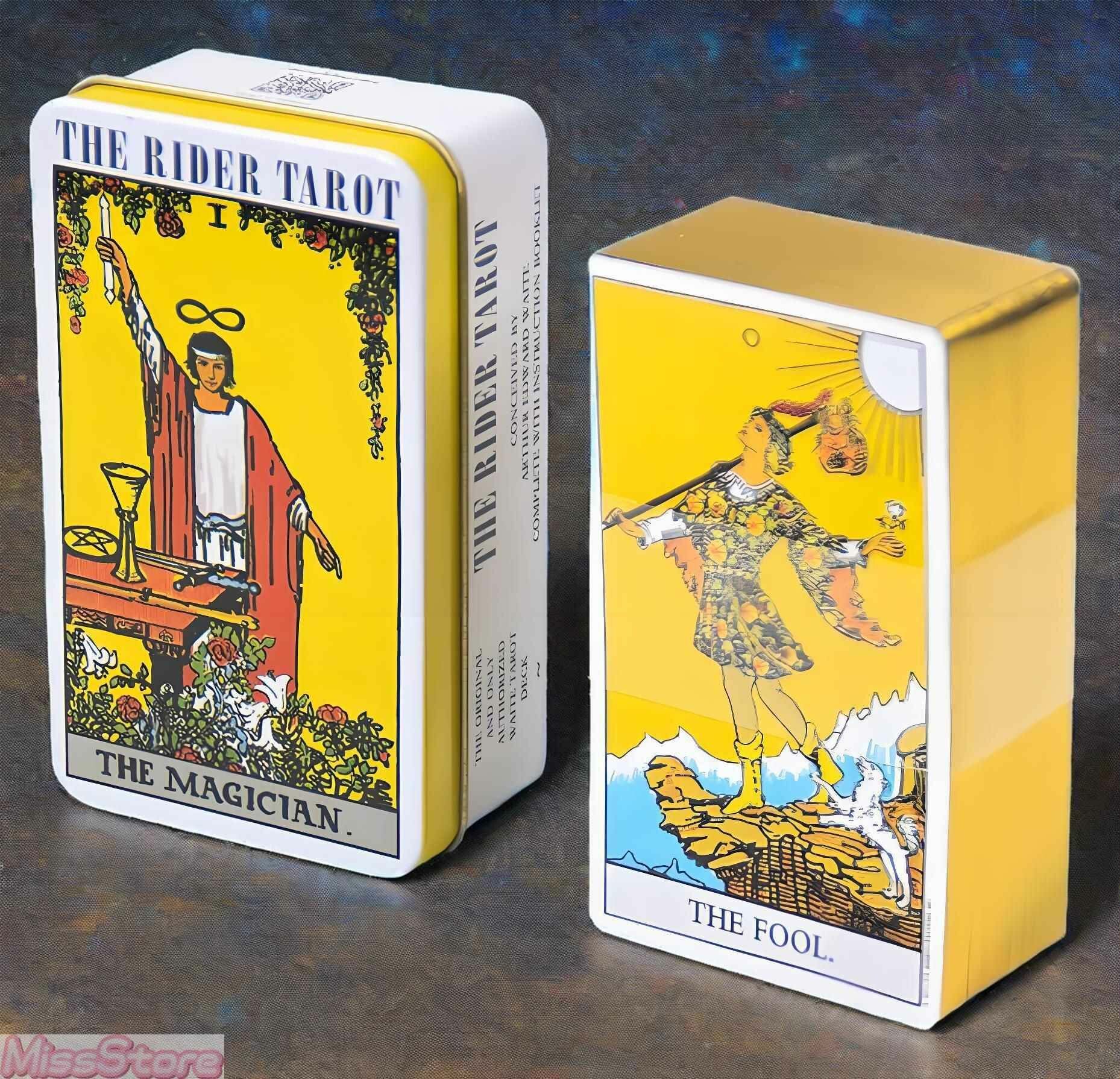 Карты Таро Ведьм в жестяной коробке / Witches Tarot 10.3*6см. XGQ