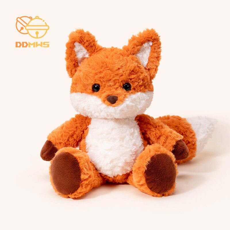 Кукла бегущая маленькая лиса, милая кукла для девочек, подушка для сна, кукла, плюшевая игрушка, подарок на день