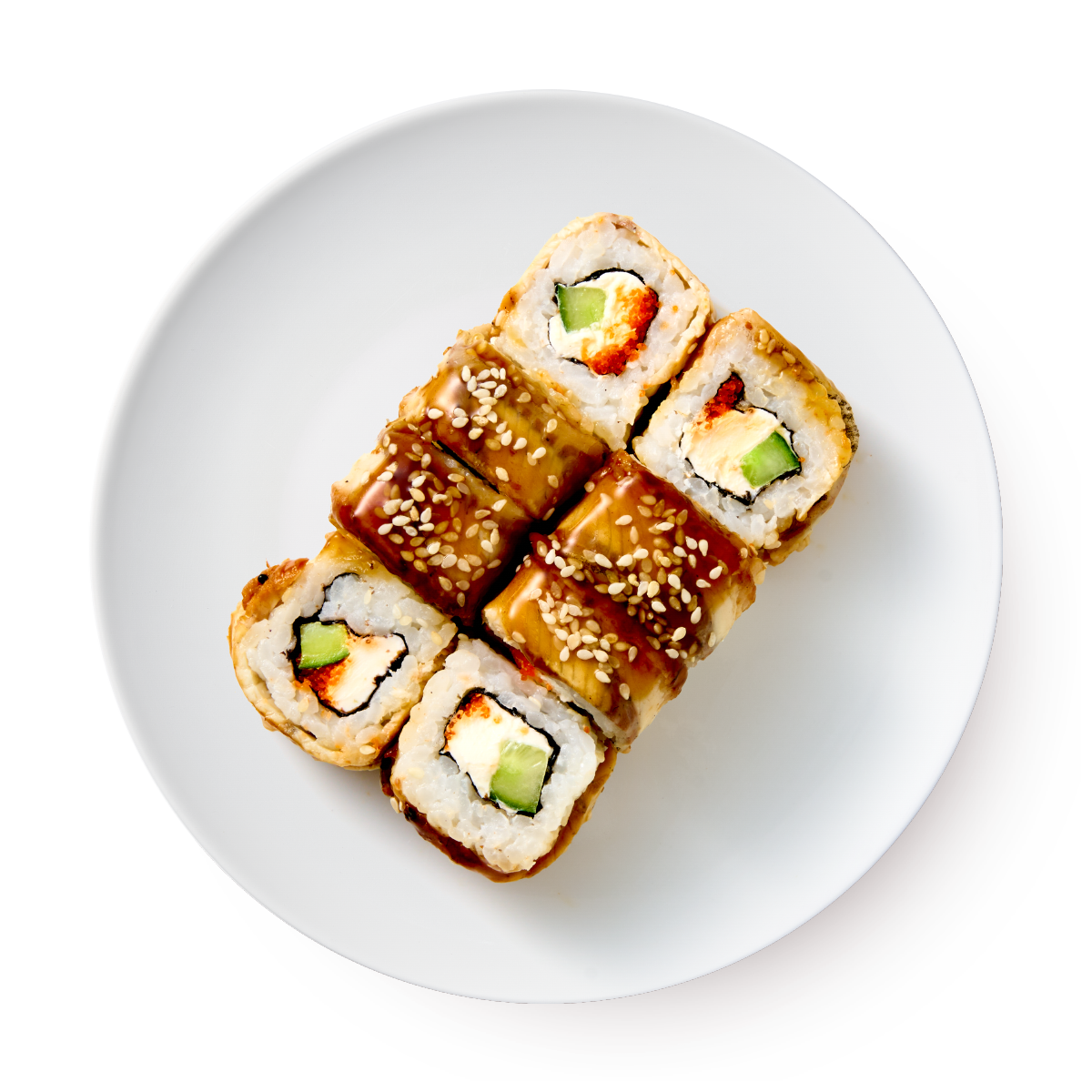 Ролл йуми "Сливочный с угрём", 240 граммов, 1 упак, 184 ккал