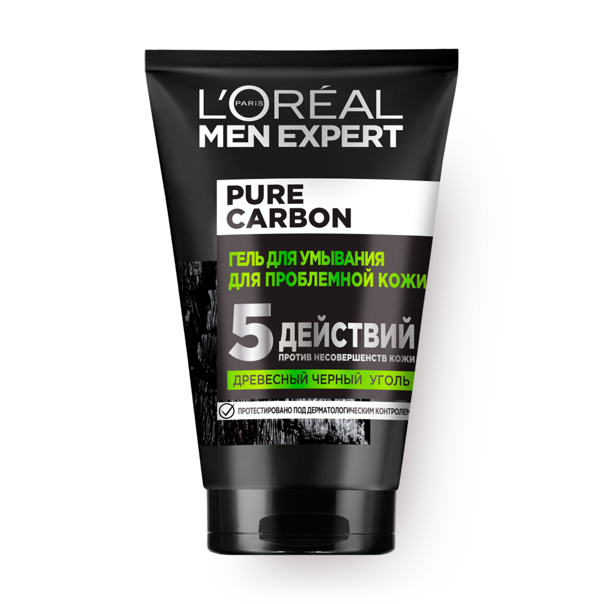 Гель для умывания L'Oreal Men Expert Pure Power очищающий с чёрным углём