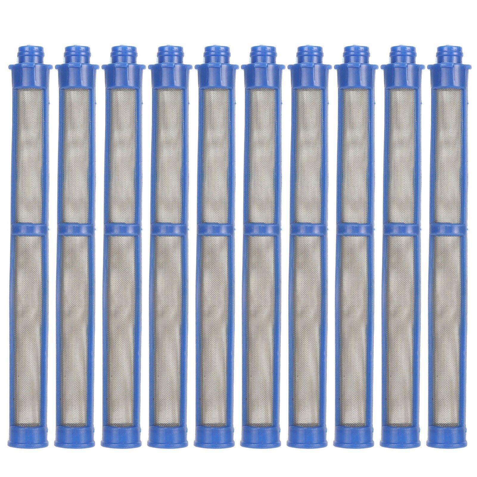 10 шт, безвоздушный распылитель, фильтр для вторичного рынка, сменные высокоэффективные аксессуары для краски, синий, 100 меш