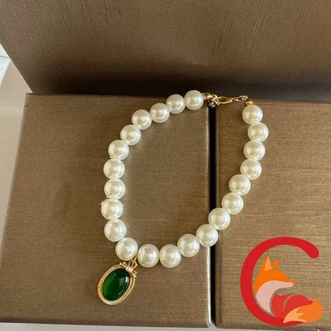 Ожерелье с жемчугом для собак и кошек, Элегантный ошейник с бусинами