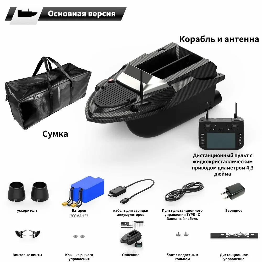 Прикормочный кораблик