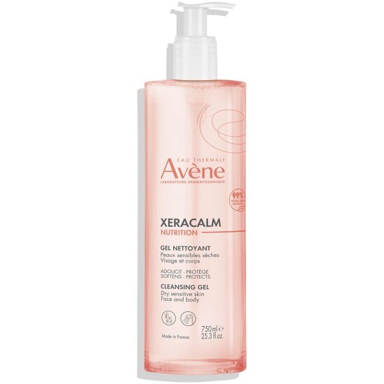 Гель для лица и тела Avene XeraCalm питательный, 750 мл