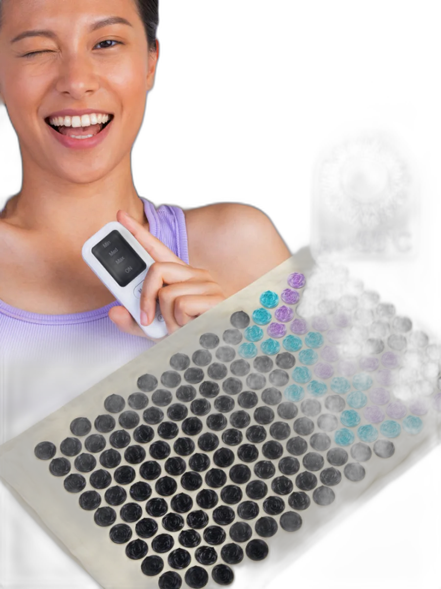 Акупунктурный массажный коврик с инфракрасным прогревом