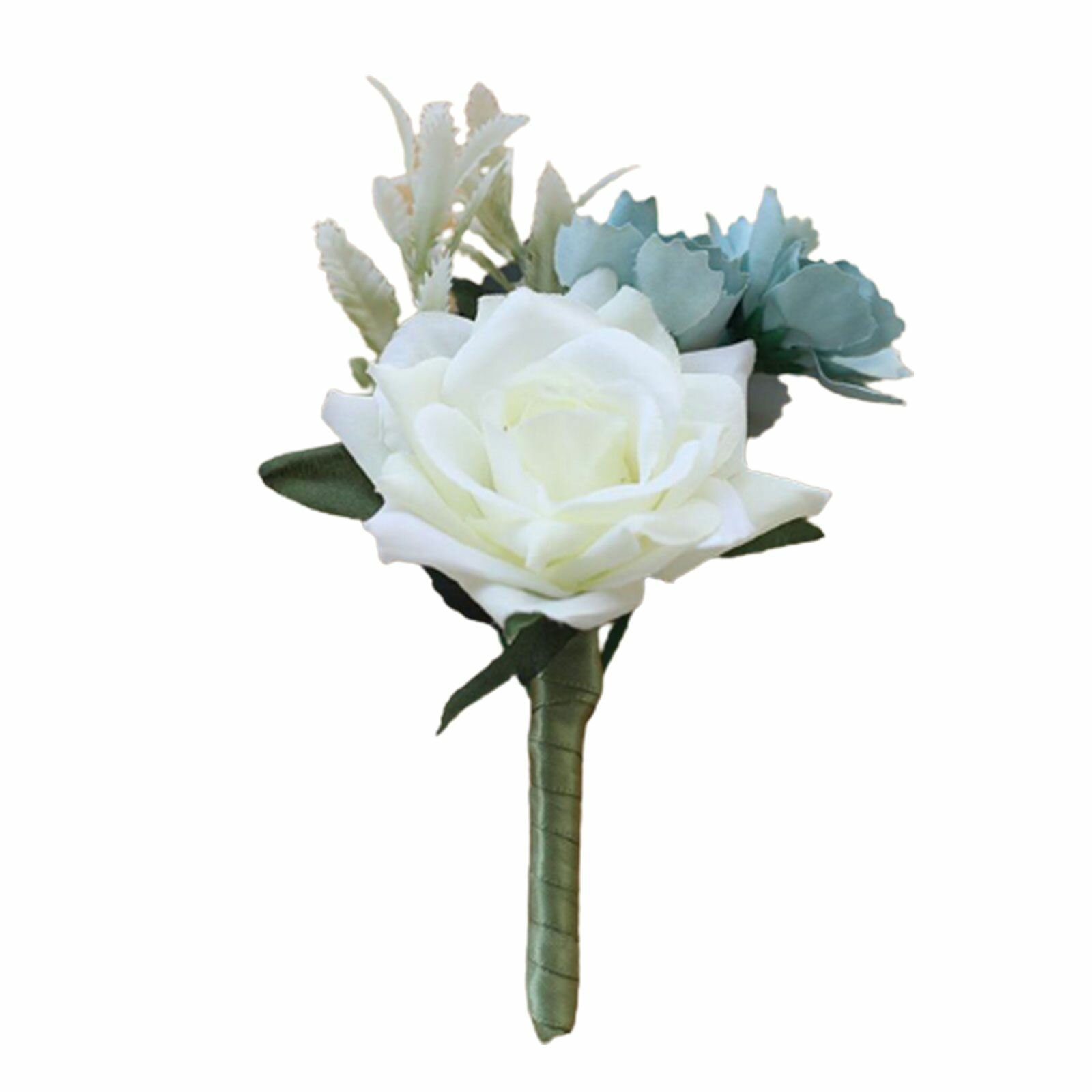 Белый бутоньерка