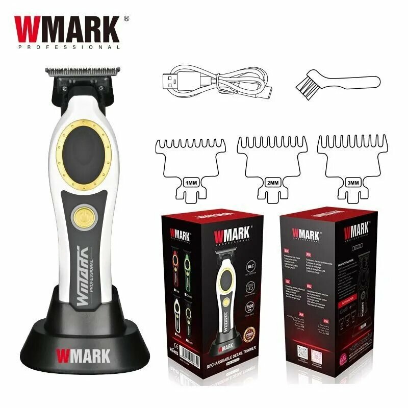 WMARK Машинка для стрижки 7230 7030, белый