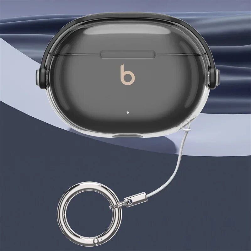Прозрачный чехол для Beats Studio Buds Plus, Transparent black
