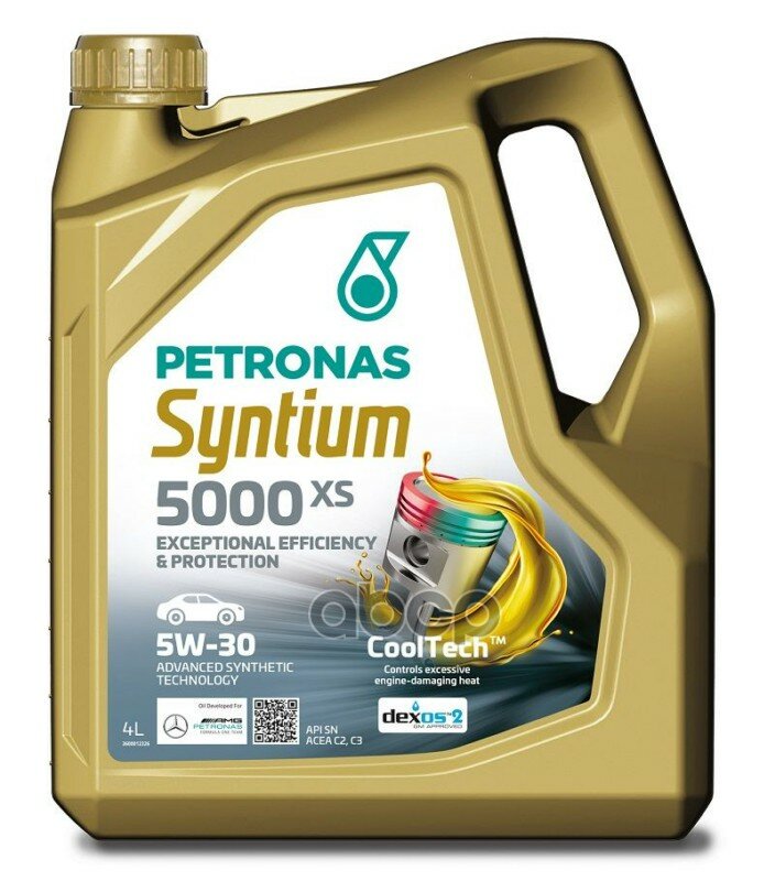 PETRONAS Масло моторное PETRONAS SYNTIUM 5000 XS 5W-30 4L