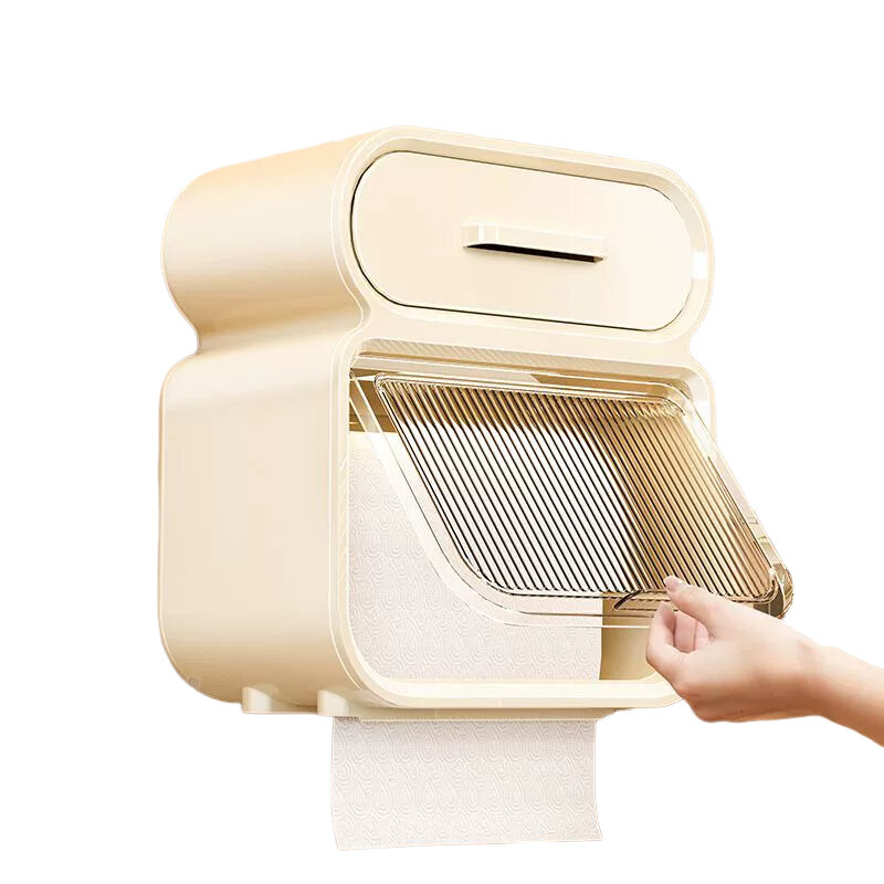 Картон для туалетной бумаги без дыр водонепроницаемый держатель хранения туалетной бумаги для ванной комнаты стеллаж для бумажных полотенок цвет белый вес 780 г размер 24*22*13.5 см материал пластик количество 1 шт.